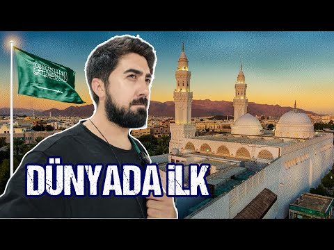 Medine Sokakları Gece Nasıl Görünüyor Şaşıracaksınız  l Kuba Mescidi- Cuma Mescidi  🇸🇦-12