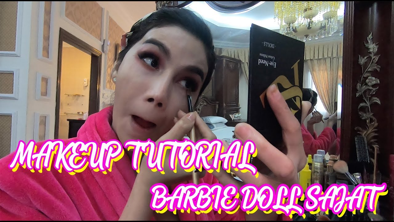 Makeup Tutorial Barbie Doll SAJAT ! - YouTube