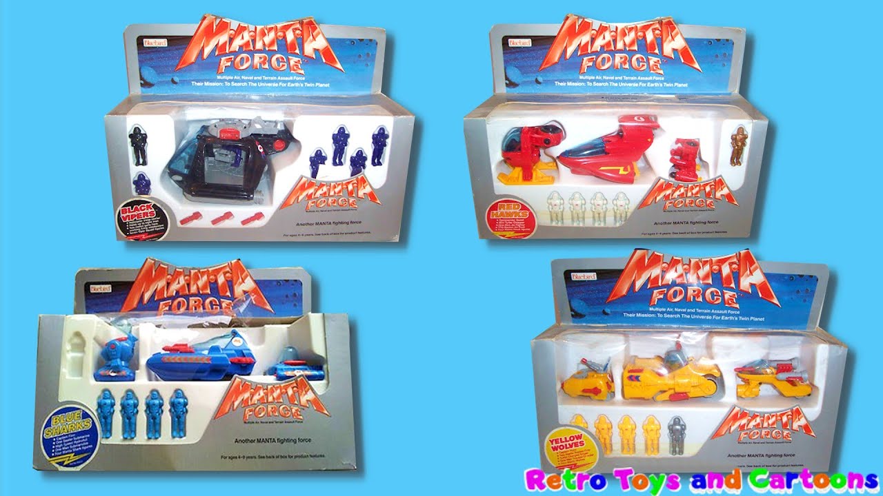 Manta Force Blue Sharks Yellow Wolves Red Hawks Black Vipers Commercial ...