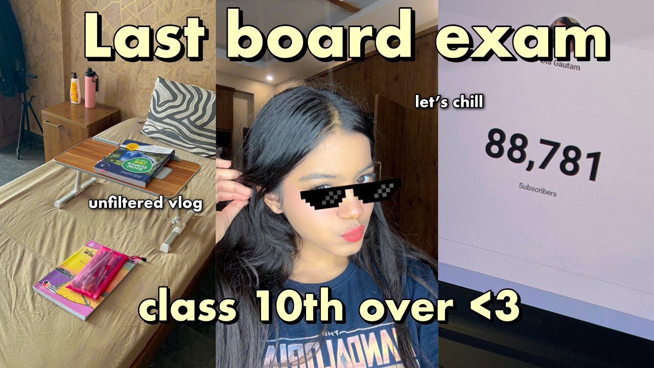 Class 10th is Finally OVER 🥺🫶🏻 | Unfiltered Vlog | Dia Gautam #lastexam ...