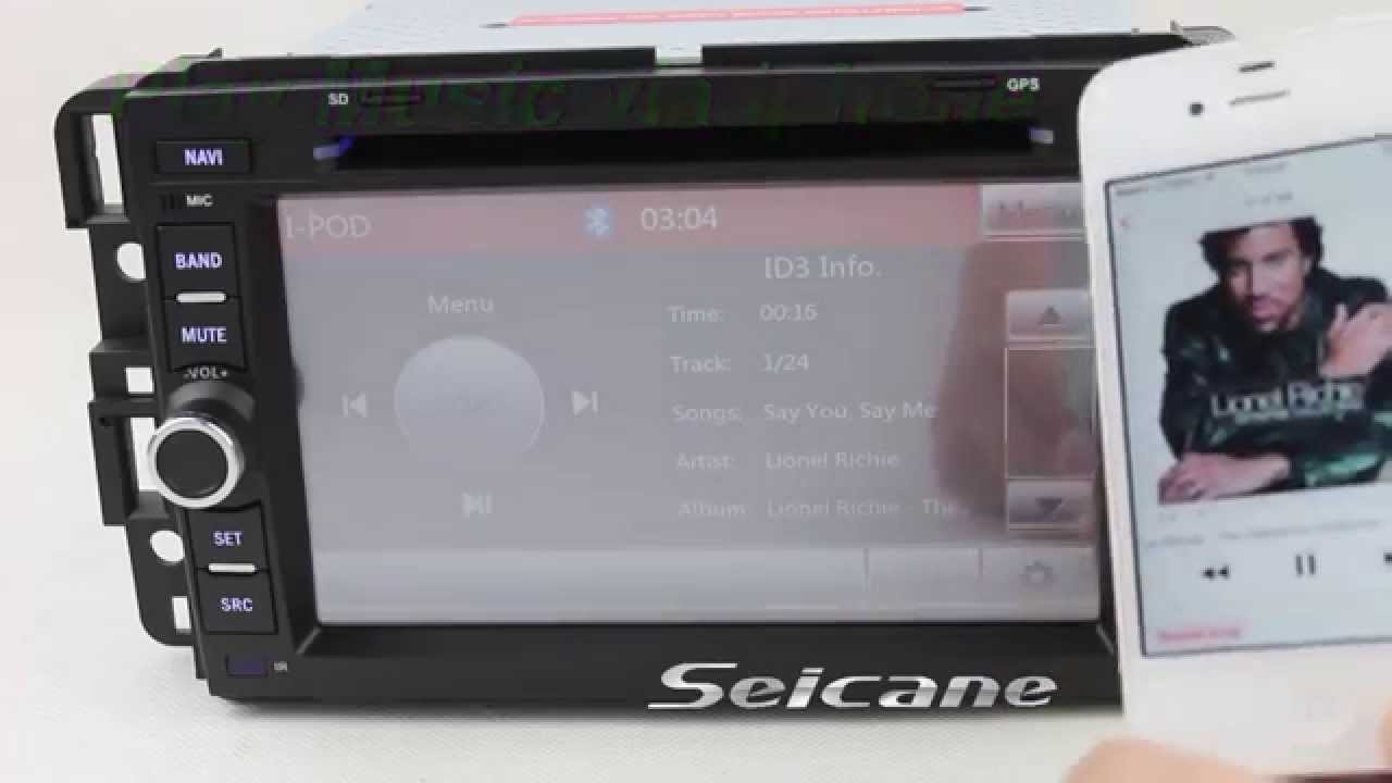 OEM Style Chevrolet Silverado radio sat nav system - YouTube