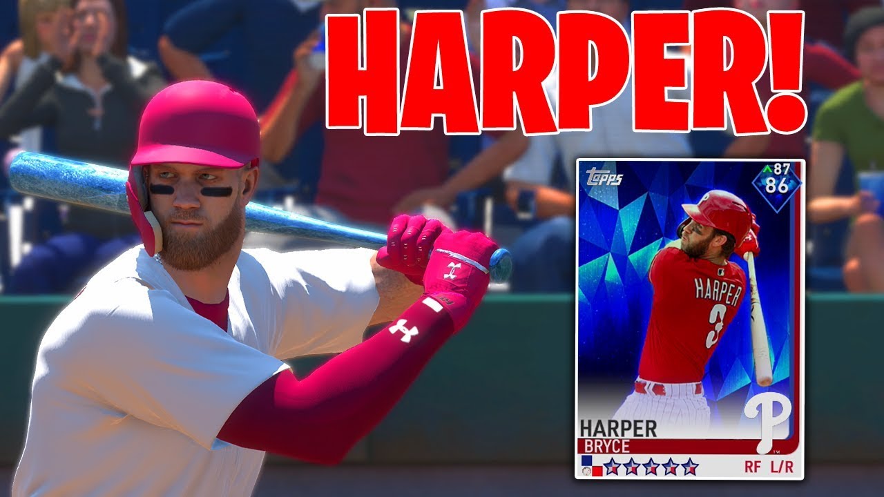 BRYCE HARPER DEBUT! MLB The Show 19 Diamond Dynasty - YouTube