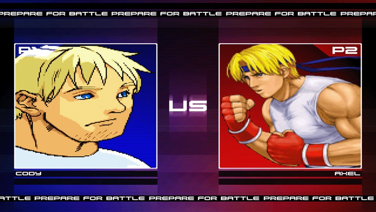 Mugen Cody Travers VS Axel Stone - YouTube