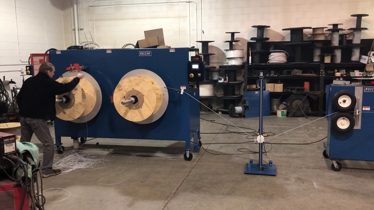 Plastic Extrusion Vulcan Machiney Corp Coiling 7 - YouTube
