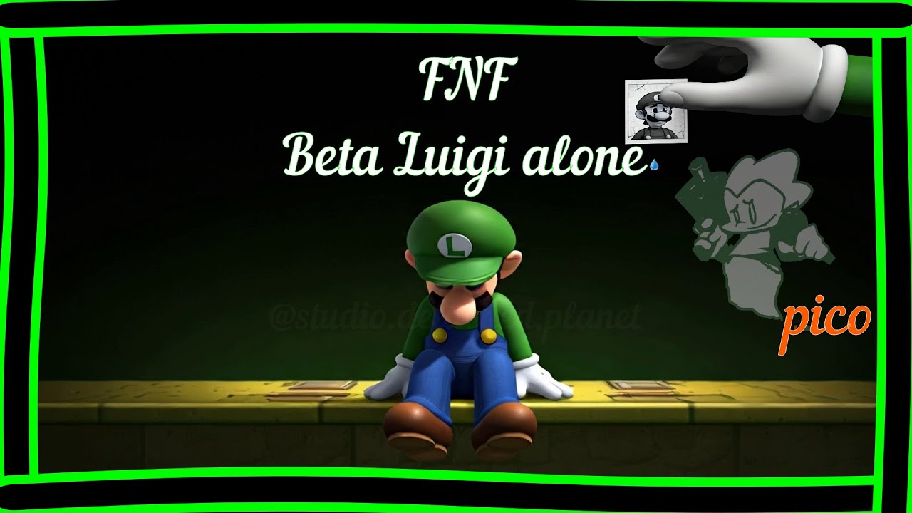 FNF:Beta Luigi alone | pico mix (mario/Friday Night Funkin') فرايدي ...