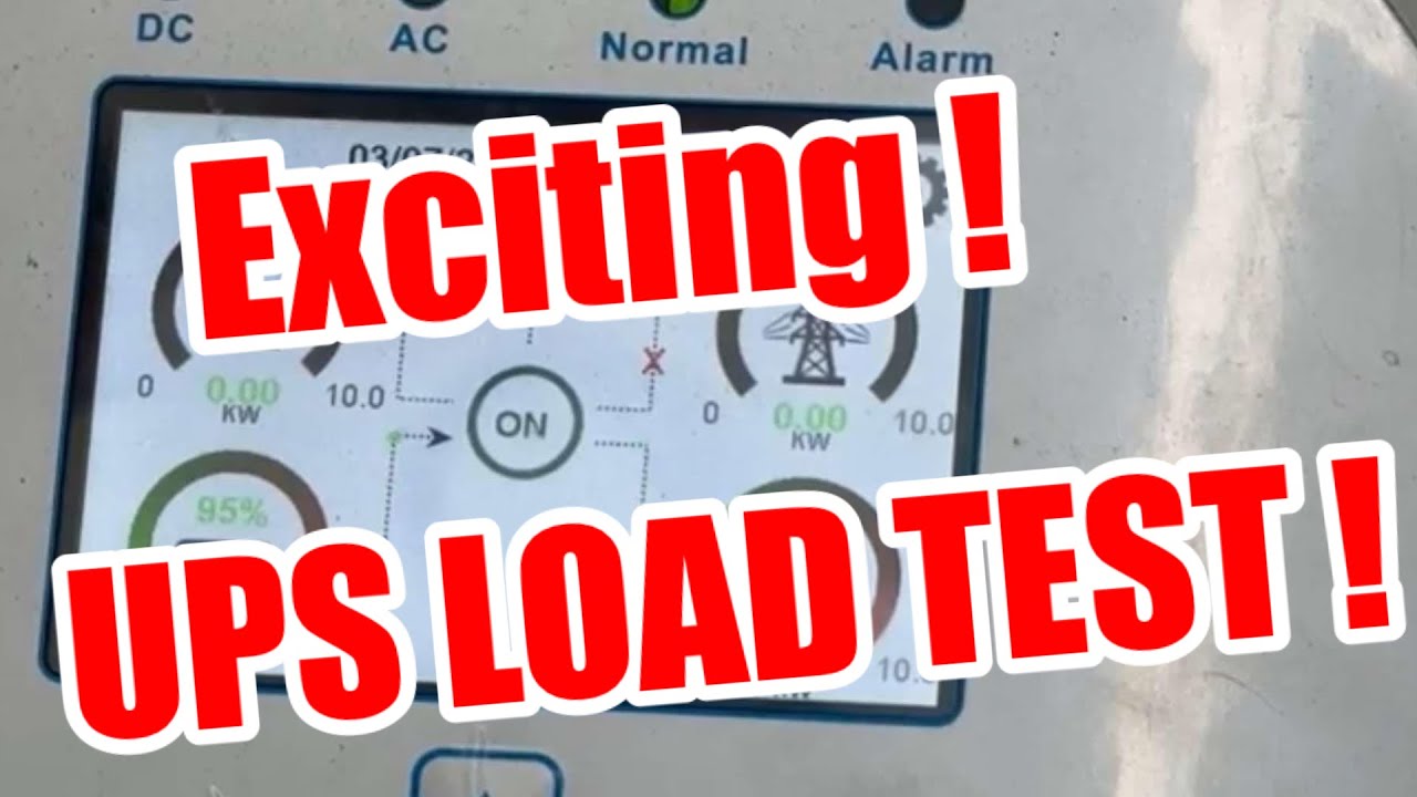 DEYE HYBRID INVERTER UPS LOAD TEST | OFF-GRID mode only! See the ...