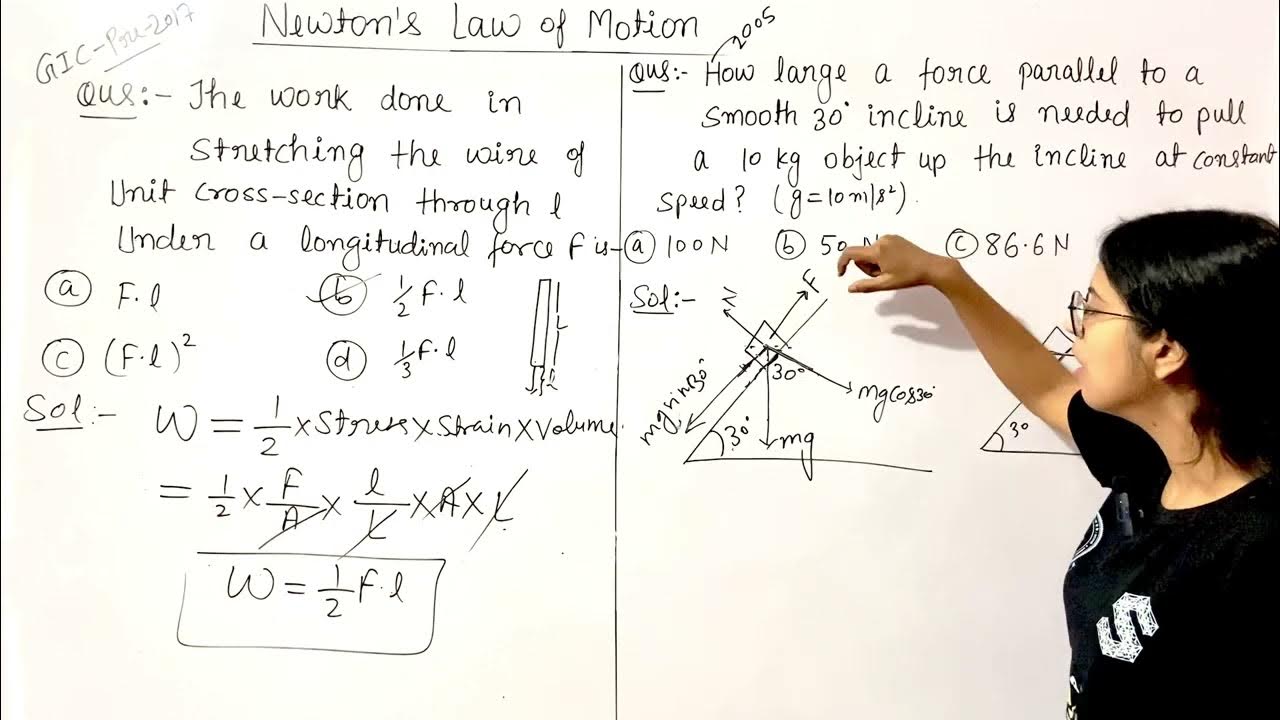 UP-PGT-PHYSICS |PYQ Of NEWTON'S LAW OF MOTION - 4 - YouTube