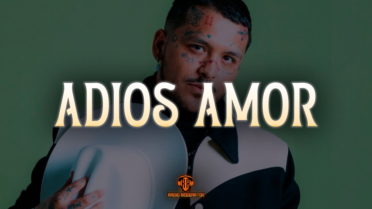 Christian Nodal - Adiós Amor (LETRA) - YouTube