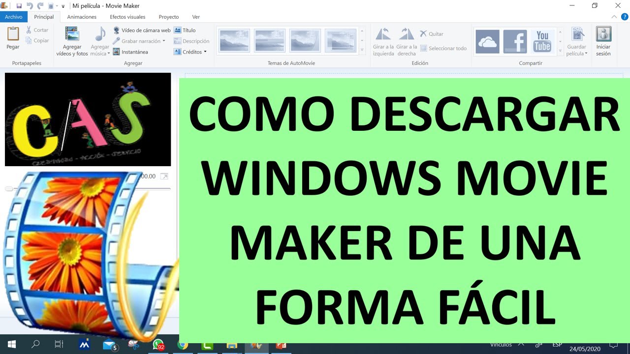 Como Descargar E Instalar Movie Maker Gratis Windows 10 8 Y 7