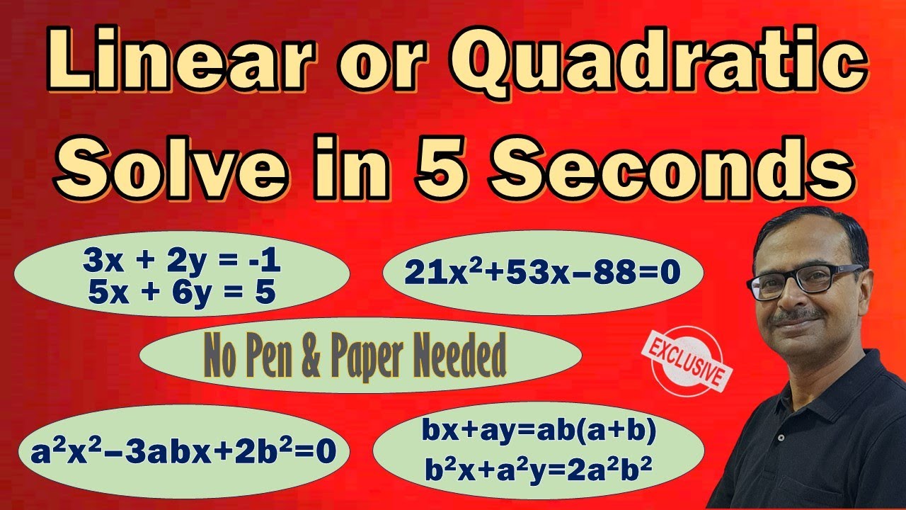 Shortest Tricks II Linear Equations In Two Variables II Quadratic shortest-tricks-ii-linear-equations-in-two-variables-ii-quadratic