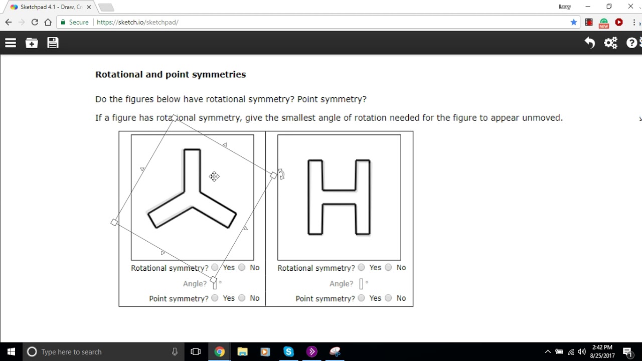 Rotational and point symmetries - YouTube