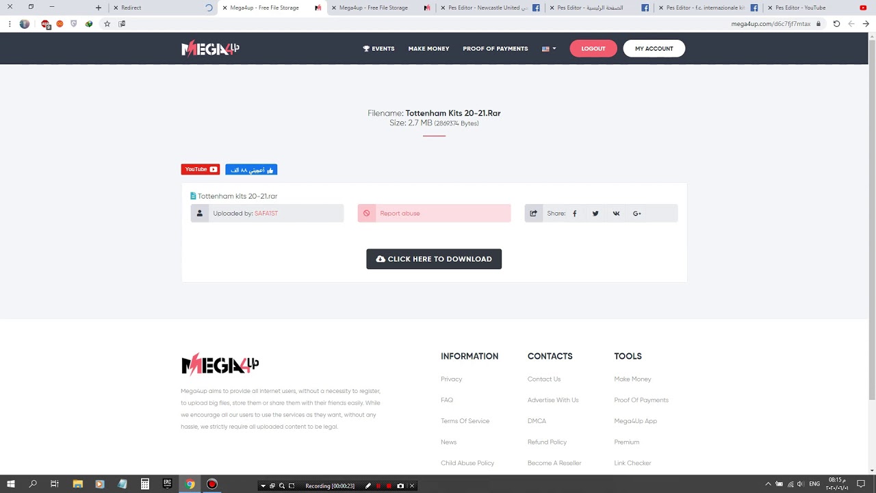How To Download Files From mega4up.com - YouTube