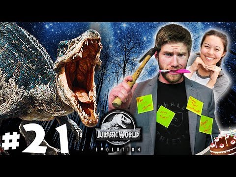 BARYONYX BRUCE - Part 21 - Let's Play Jurassic World Evolution