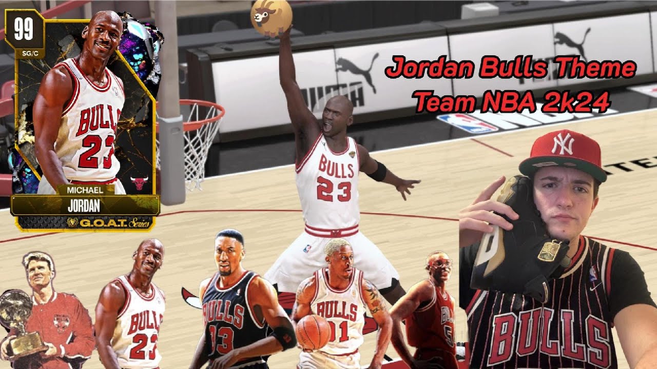 Michael Jordan Bulls Theme Team NBA 2k24 MyTeam - YouTube