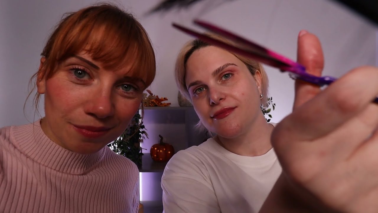 ASMR - Realistic Hair Cut with Binaural Head ft @BeBraveBeYouASMR1 ...