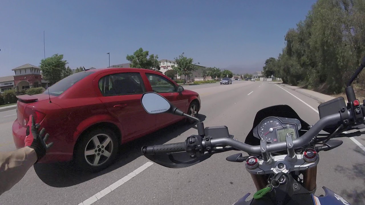 Riders close call w/ careless driver!! - YouTube