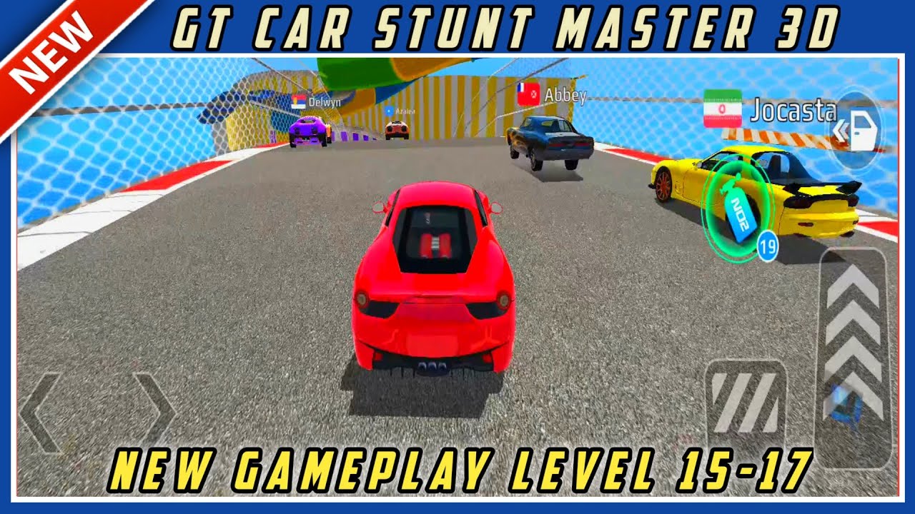 Gt Car Stunts Master 3D Gameplay || Racing Career Level 15-17, Android ...