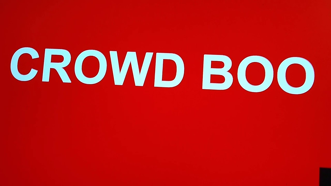 Crowd Boo Sound Effect - YouTube