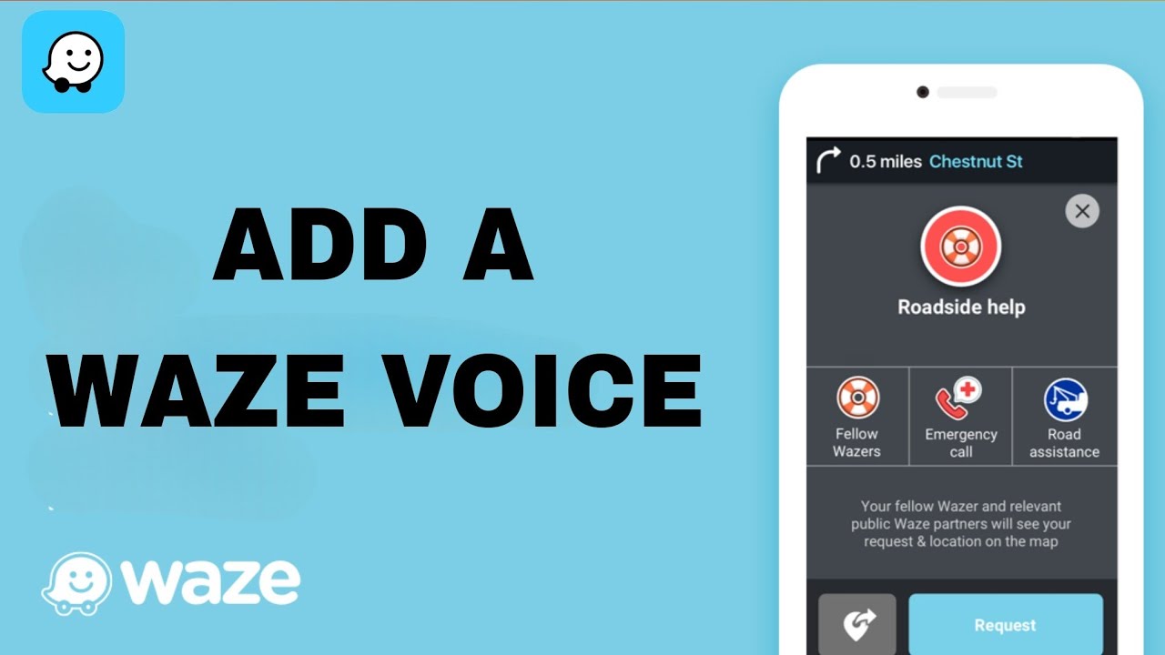 How To Add A Waze Voice On Waze App - YouTube