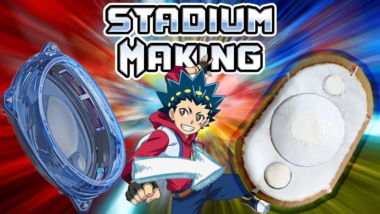 How to make SPEED 🚅 STORM BEYBLADE STADIUM || Making Beyblade stadium ...
