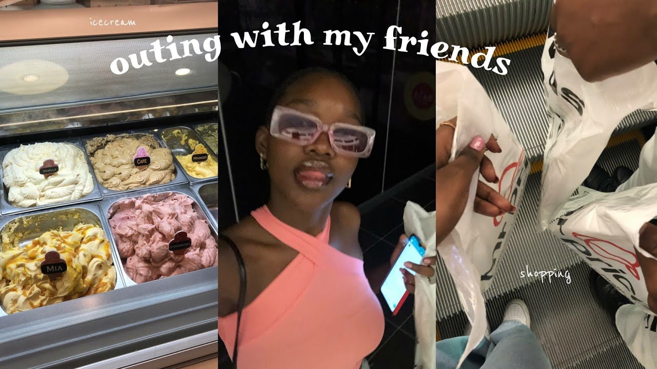Passeio com meus amigos: GRWM, comida, compras, gelato - YouTube