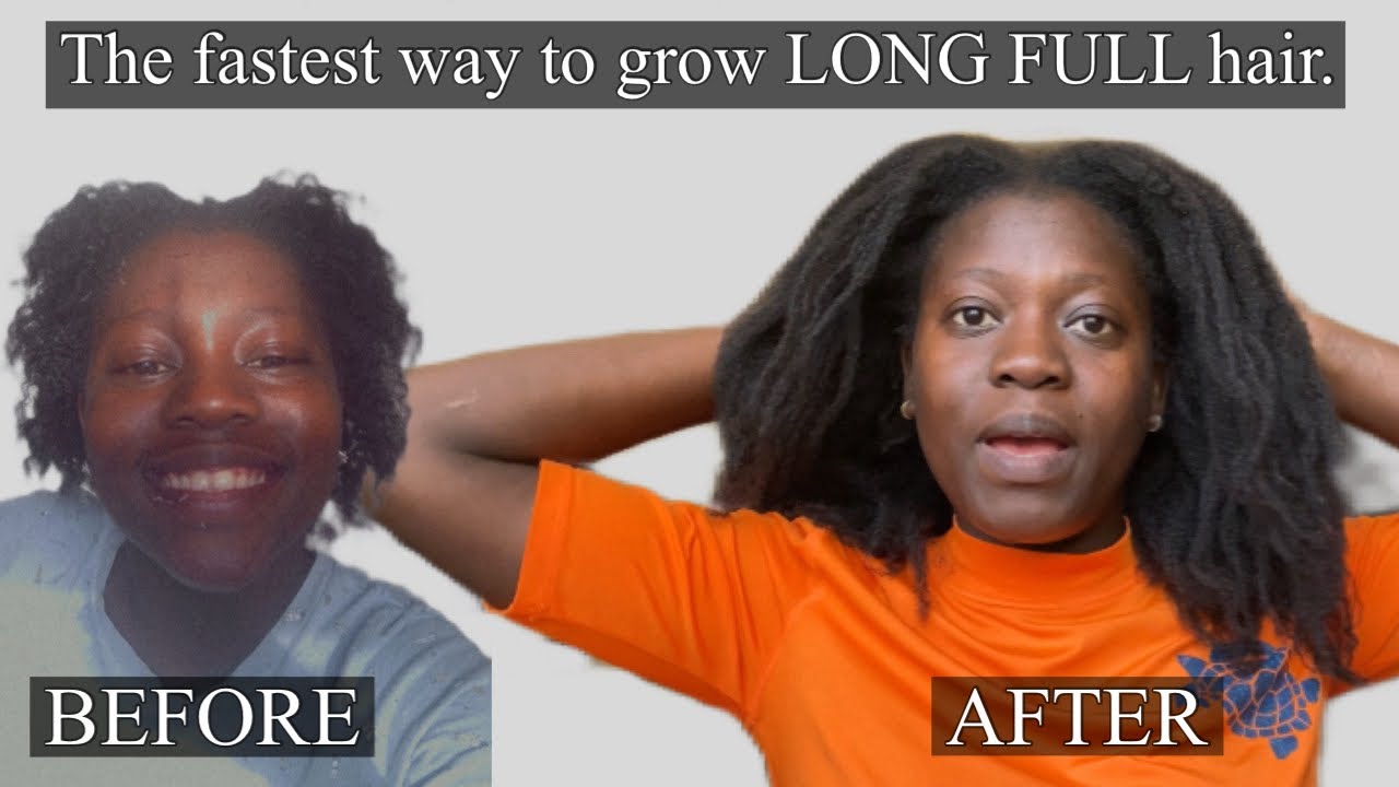 FASTEST WAY TO GROW OUT LONG HAIR - YouTube