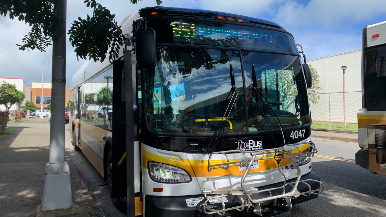 Honolulu TheBus Route 651-Puohala-Windward City Bus #4047 (BRAND NEW ...