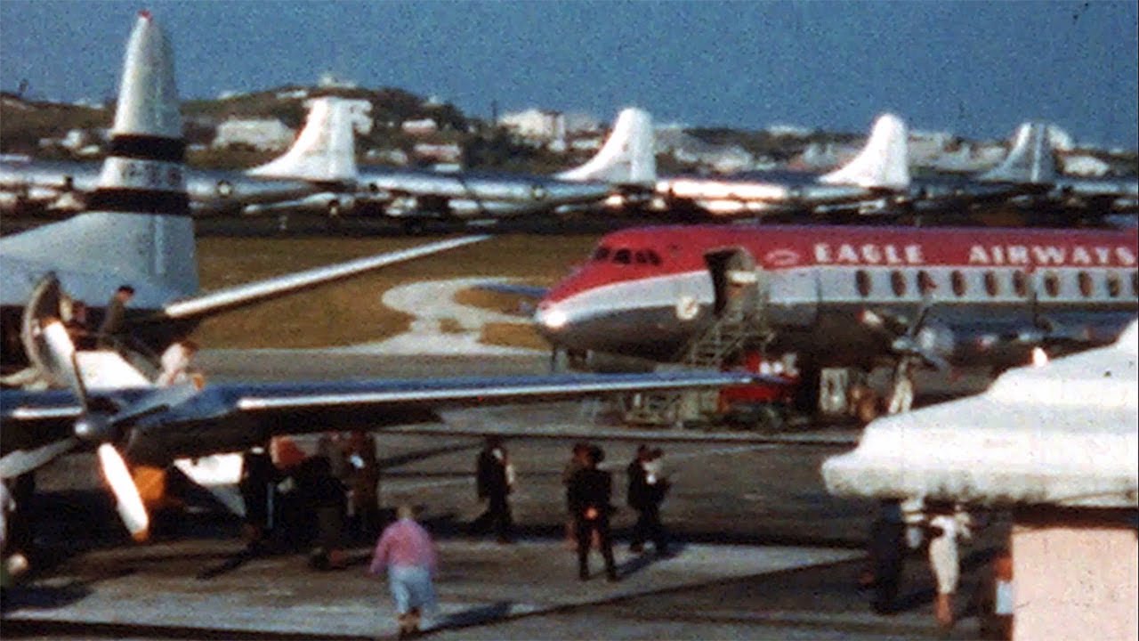 1959 ~ Rare Birds at the Bermuda Civil Air Terminal (Kindley Field ...