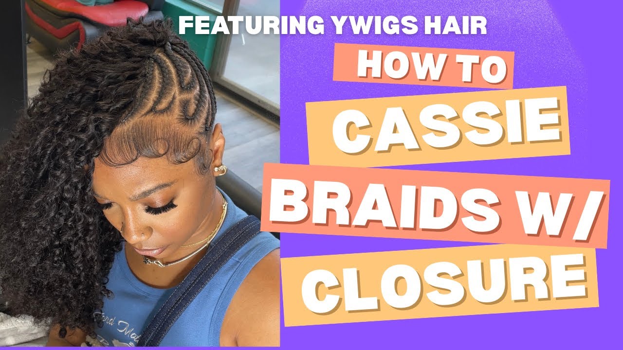 Side Braids Quickweave detailed tutorial💕How to do a closure #fy # ...