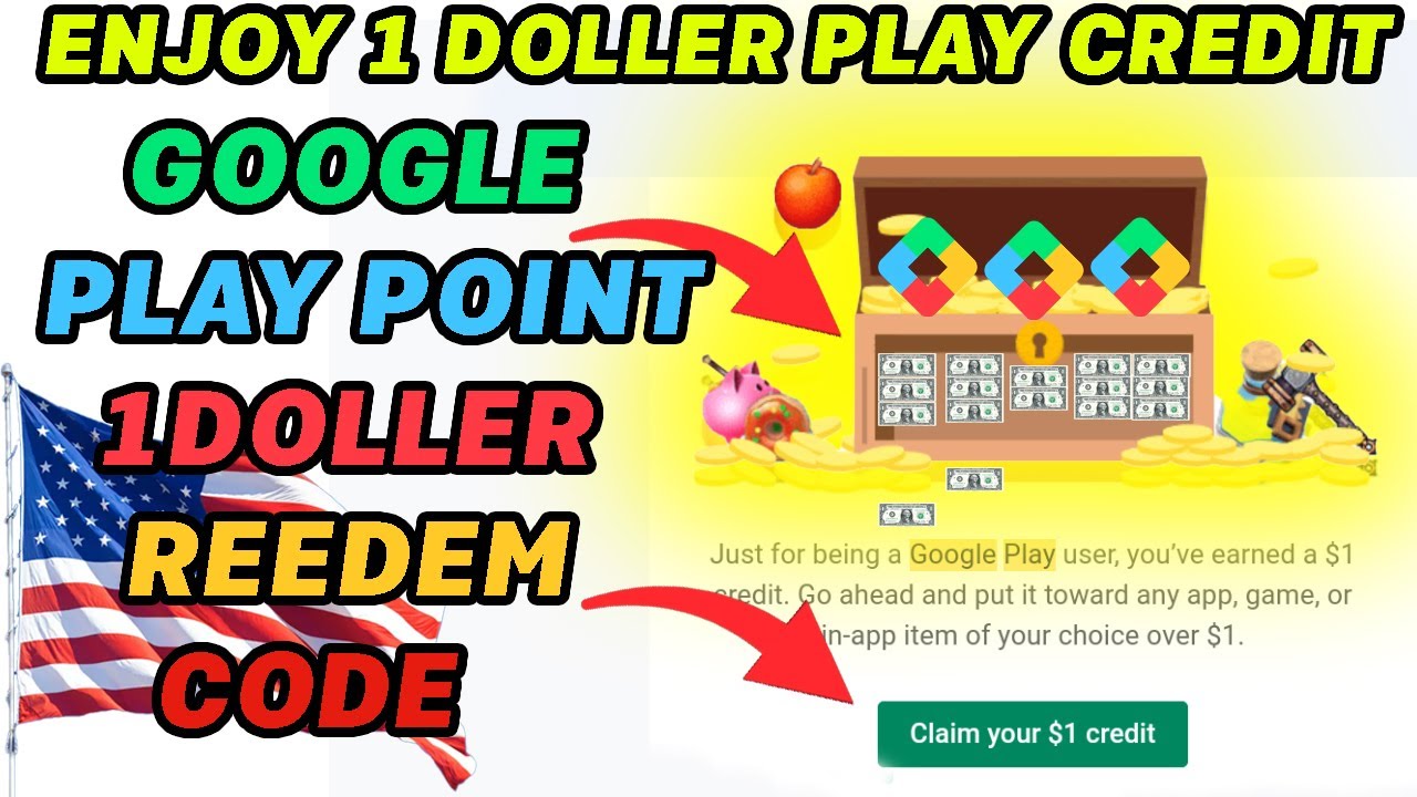 Google Play 1$ Free Redeem Coad | Enjoy Your 1$ Play Credit | Google ...