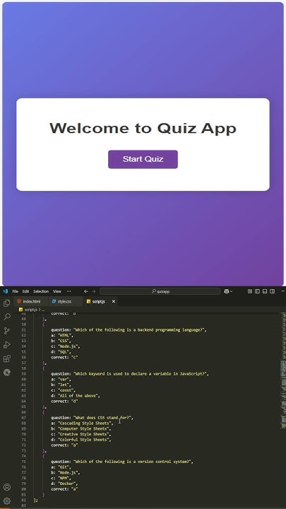 Quiz App Coding Htmlcss Html Python Css Programming Design Code