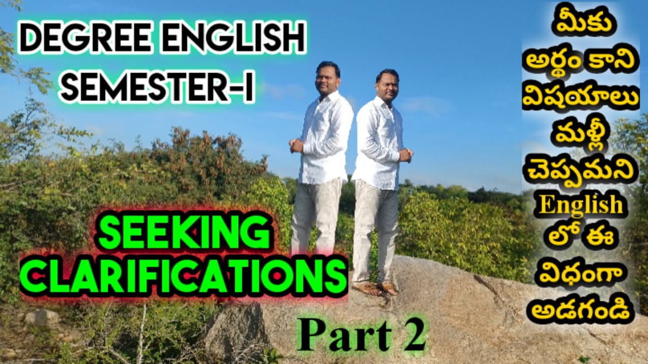 Seeking Clarification #sem1english #dialoguewriting # ...