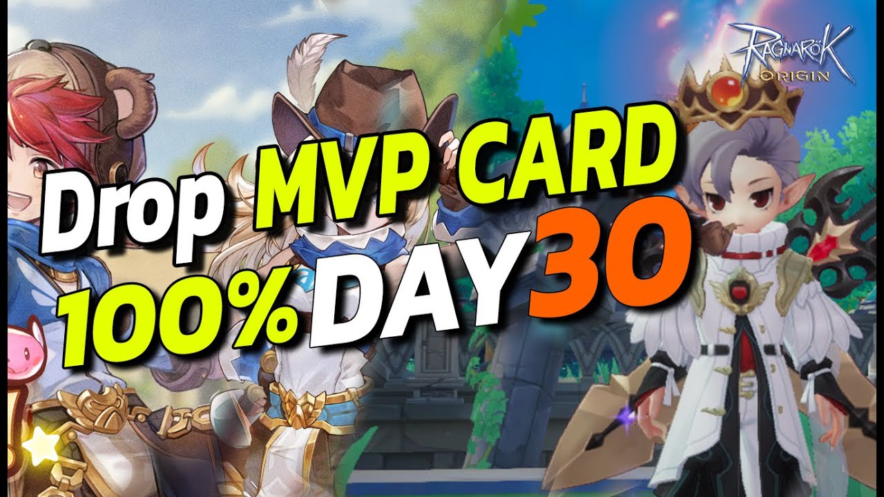 Drop MVP Card 100% DAY30 | Ragnarok Origin - YouTube