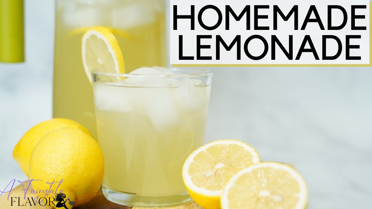 HOW TO MAKE HOMEMADE LEMONADE | Easy recipe - YouTube