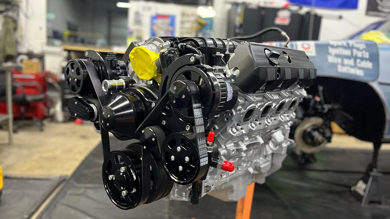 Installed CVF Racing LT1 Wraptor Serpentine System Kit - YouTube