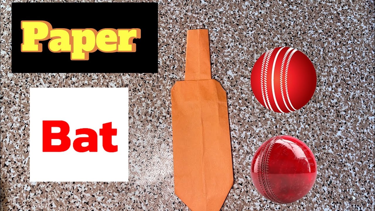 How To Make Paper Bat Easy - YouTube