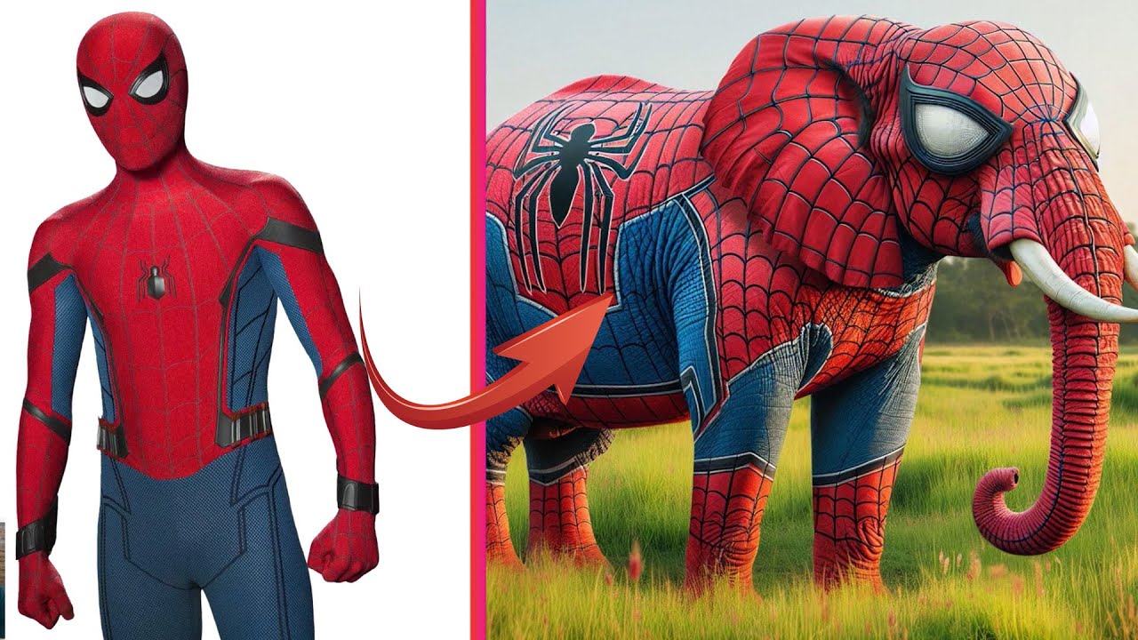 AVENGERS but Elephants VENGERS 🔥 All Characters marvel & DC 2024 ...