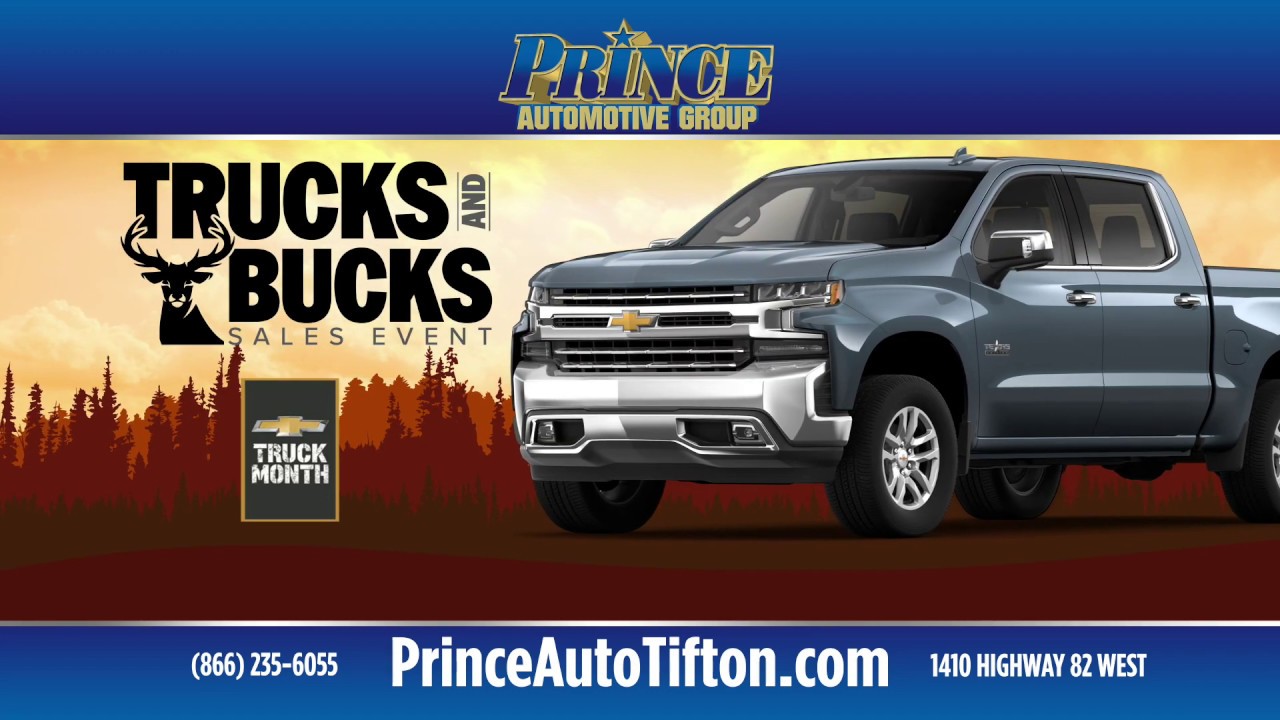 Trucks and Bucks Sales Event at Prince Chevrolet | Tifton GA ...