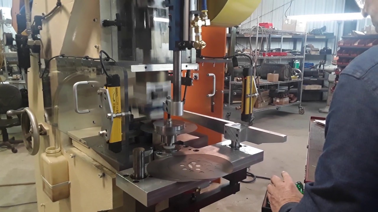 Positech C20 notching press Feb 2020 - YouTube