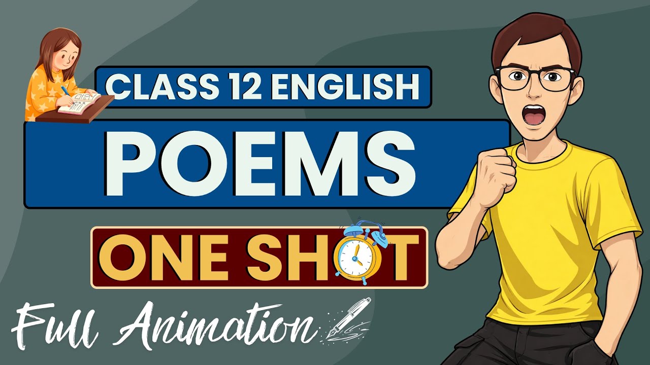Class 12 English Poems One Shot 🔥 Full Book Revision in One Video - YouTube
