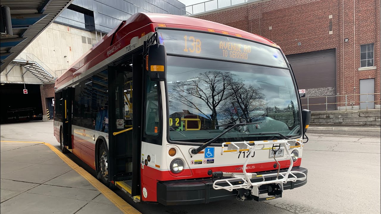 TTC Southbound Ride Video on 7120 on route 13B Avenue Road to Gerrard ...