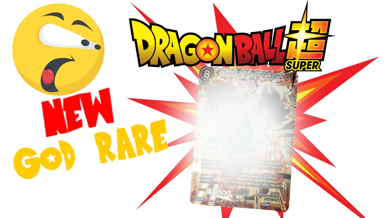DRAGON BALL SUPER | NEW GOD RARE REVEALED!!! - YouTube