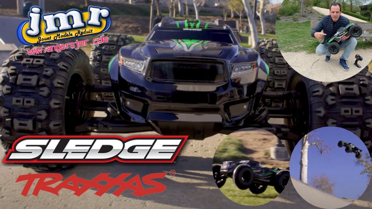 SLEDGE TRAXXAS SKATE PARK DE LA HAUTE VOLTIGE - YouTube