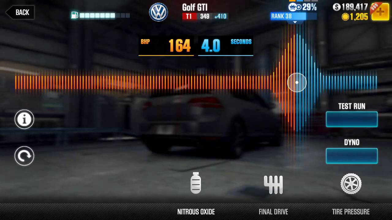 CSR2 Golf gti tuning and live race - YouTube