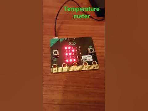 temperature meter using microbit |amazing microbit project 😱 /SL max projects / | #short - YouTube