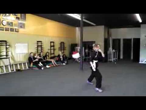 Kung-Fu Test 2013- White Belt Form - YouTube