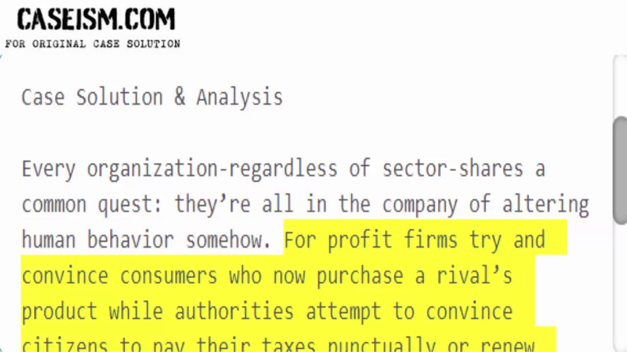 The Last Mile: Using Behavioral Insights to Create Value Case Solution & Analysis Caseism.com ...