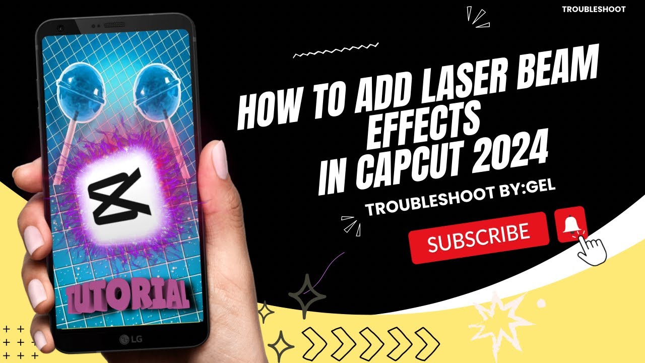 HOW TO ADD LASER BEAM EFFECTS IN CAPCUT 2024 | STEP BY STEP TUTORIAL ...