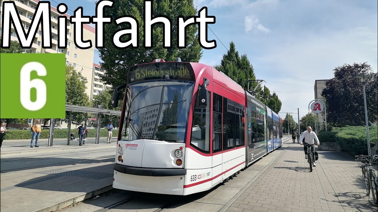 Straßenbahn Erfurt | Mitfahrt | Combino Advanced | Linie 6 ...