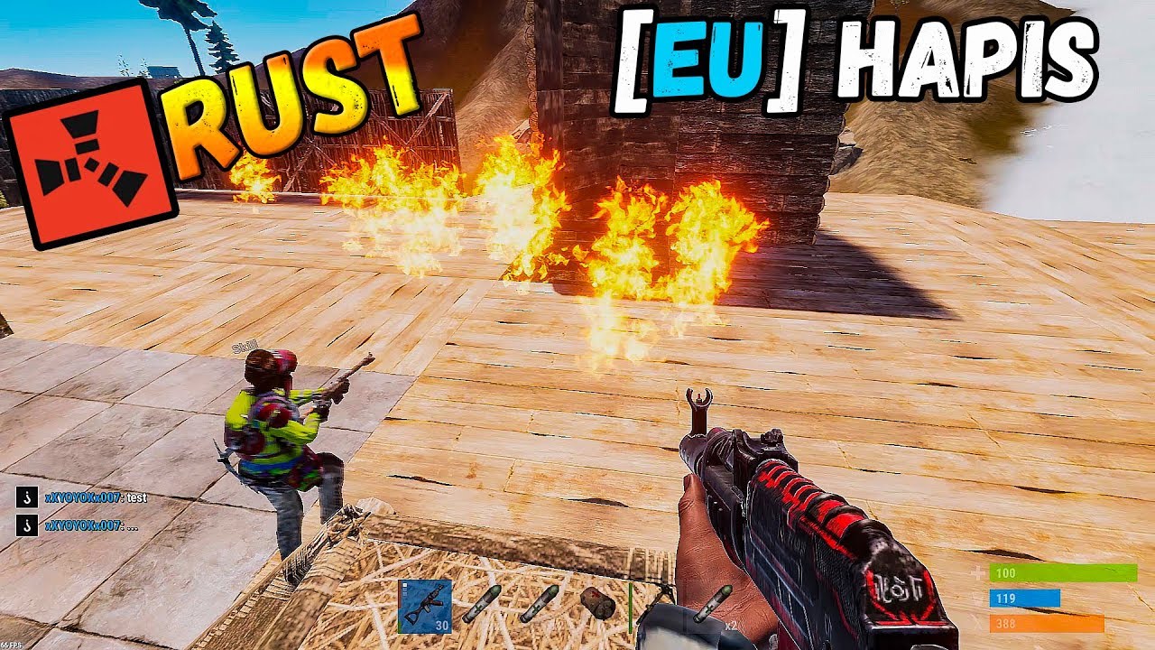 Rust - EU HAPIS, Бригада "Тлеющее очко" - YouTube